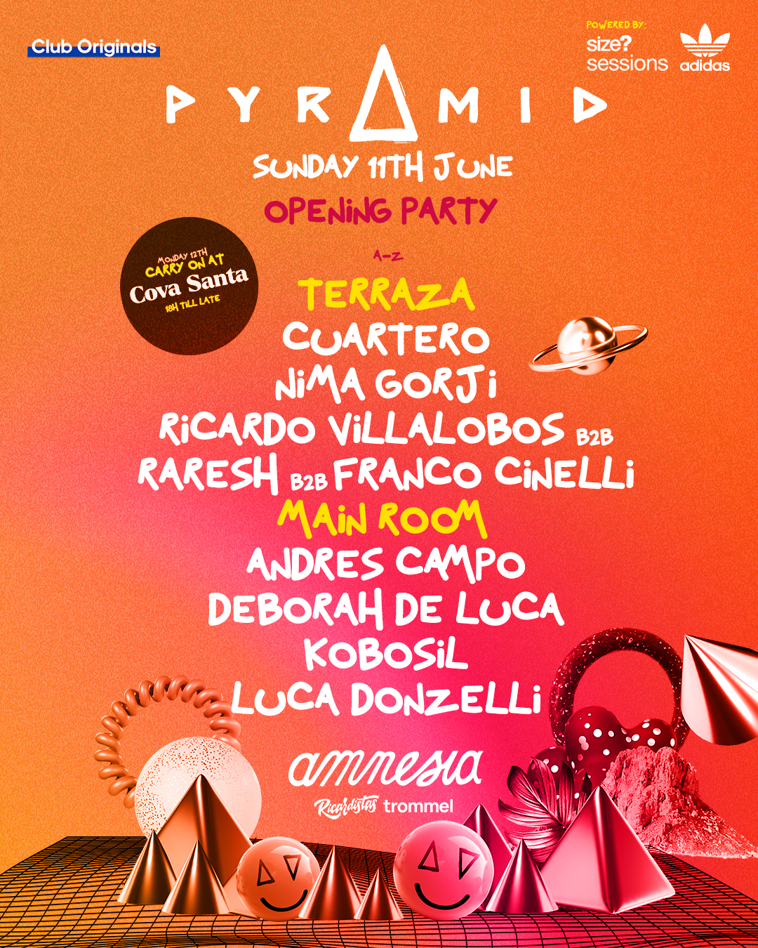 ESTE DOMINGO LLEGA EL OPENING DE PYRAMID EN AMNESIA IBIZA. - FIESTA y ...