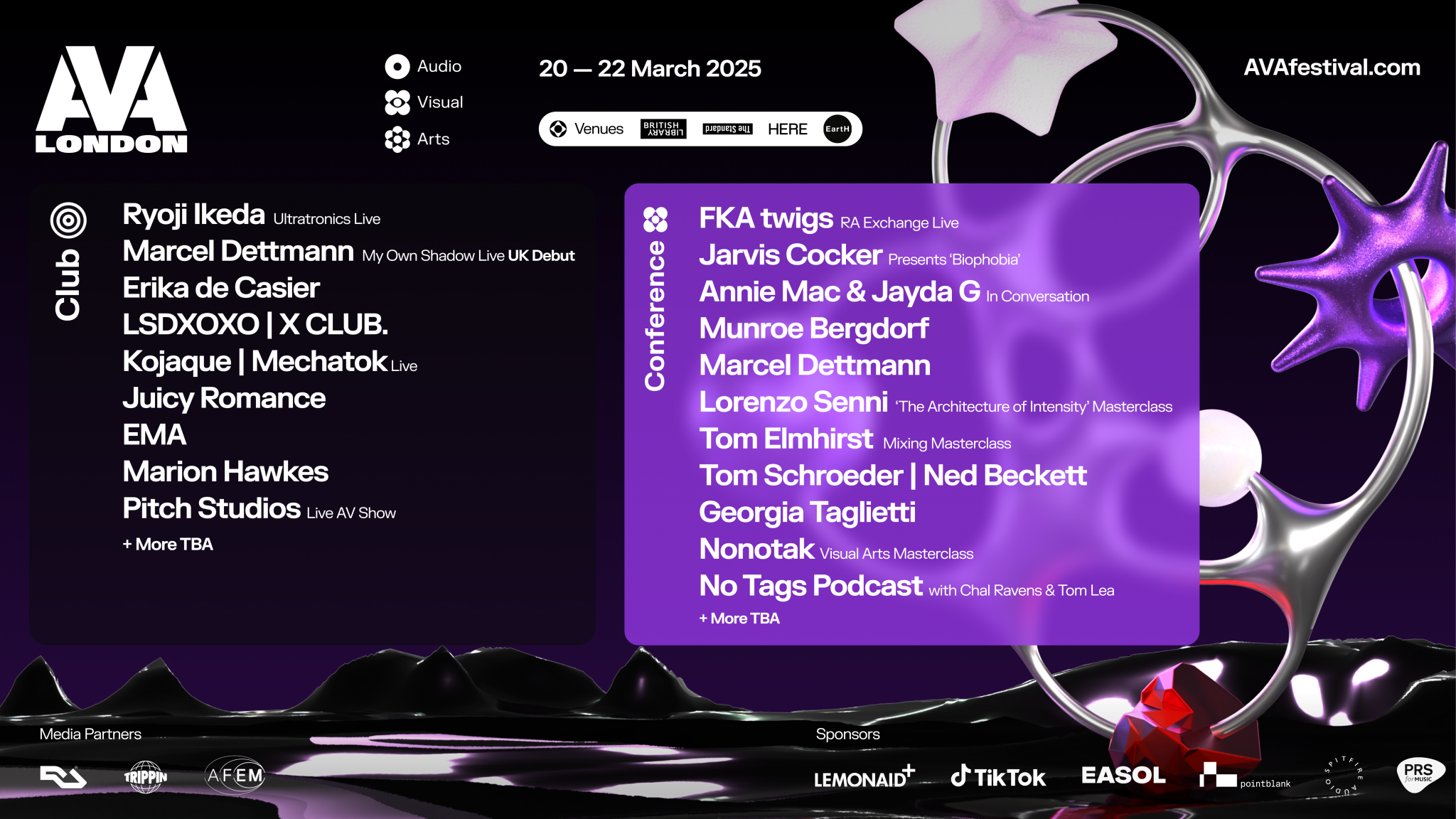 AVA LONDON ANNOUNCES THEIR RETURN FOR 2025 WITH A THREE-DAY AND NIGHT ...